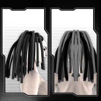 Second Life Marketplace - BIOMECHANOID cyberlox hair DEMO