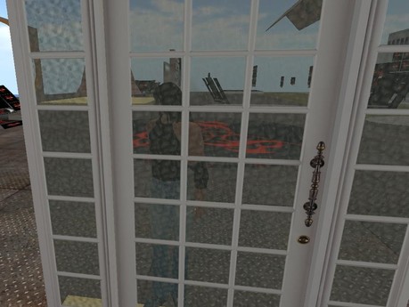 Second Life Marketplace - Premium White Wood and Fancy Glass House Door ...
