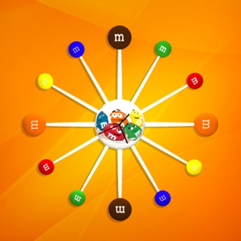 Second Life Marketplace - Brandi Designs - M&M Wall Clock