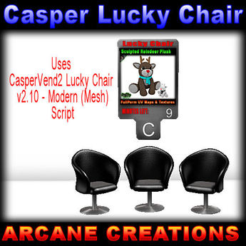 Second Life Marketplace - Casper Lucky Chair kit