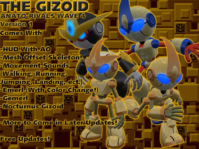 Second Life Marketplace - (LCD) Gizoid Avatar
