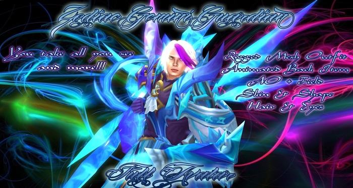 Second Life Marketplace - Zodiac Gemini Guardian Outfit & Avatar (Male)