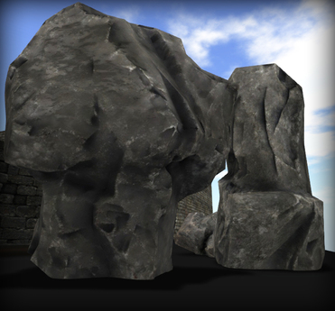 Second Life Marketplace - [MF] Mesh Big rocks pack builder kit (boxed)
