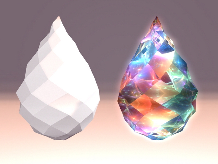 Second Life Marketplace - [Px] Sculpted Teardrop Diamonds