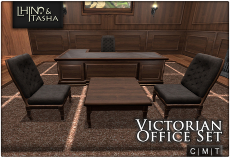 Second Life Marketplace - [L&T] - Victorian Office Set (Full Perm ...