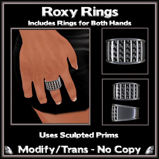 Second Life Marketplace - *ICED* Roxy Rings
