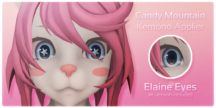 Second Life Marketplace - . Kemono Elaine Eyes - Sky Blue