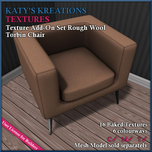 Second Life Marketplace - Full Perm TEXTURES Add-On Set ROUGH WOOL for ...