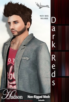 Second Life Marketplace - *~*Damselfly*~*Hudson Dark Reds