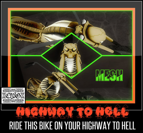 Second Life Marketplace - Highway to hell bike