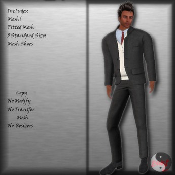 Second Life Marketplace - ::Evaki:: Modern Mesh Suit ~Dark