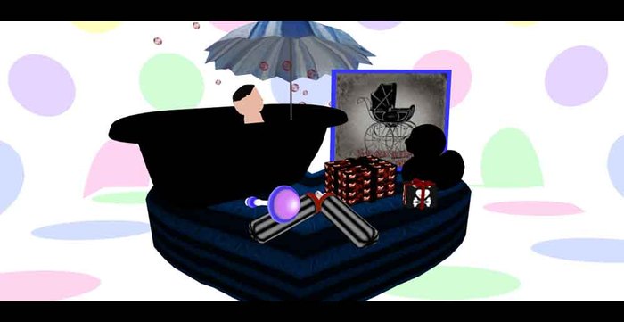 Second Life Marketplace - Baby Shower Invitation Vamp Boy