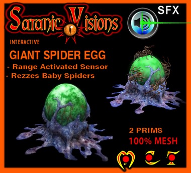Second Life Marketplace - Giant Spider Egg