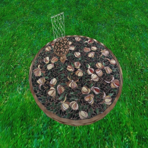 Second Life Marketplace Peony Table