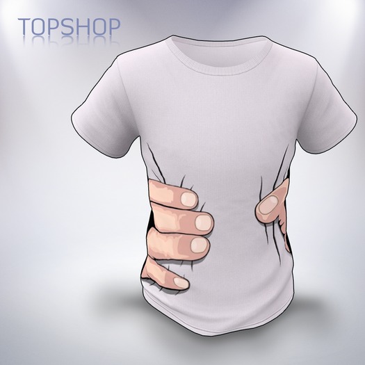 Second Life Marketplace - Men's Mesh Hand T-Shirt