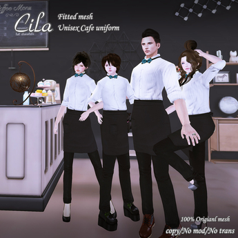 Second Life Marketplace - *Cila* Cafe uniform Female