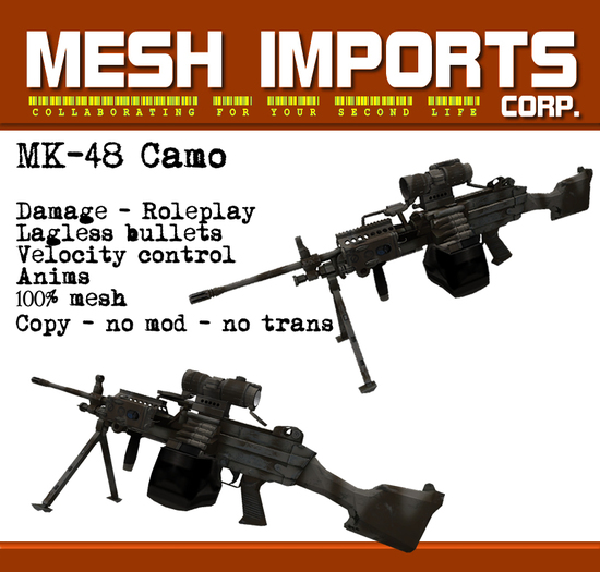 Second Life Marketplace - Mesh Imports -MK 48 BOX