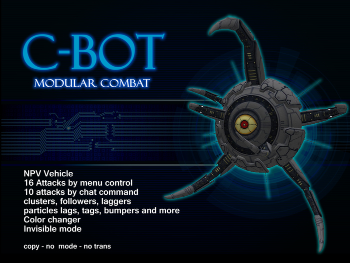 Second Life Marketplace - C-bot Modular combat Box