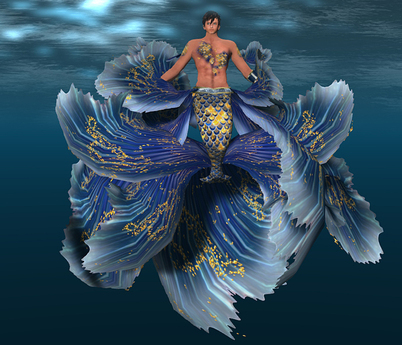 Second Life Marketplace - **TNN**Merman costume Nishiki Ai