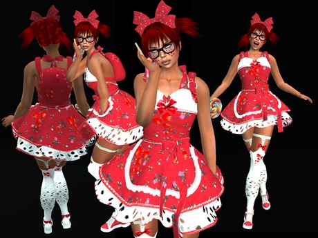 Second Life Marketplace - greedy little girl outfit