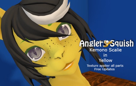 Second Life Marketplace - Angler Squish: Kemono Scaly in Yellow