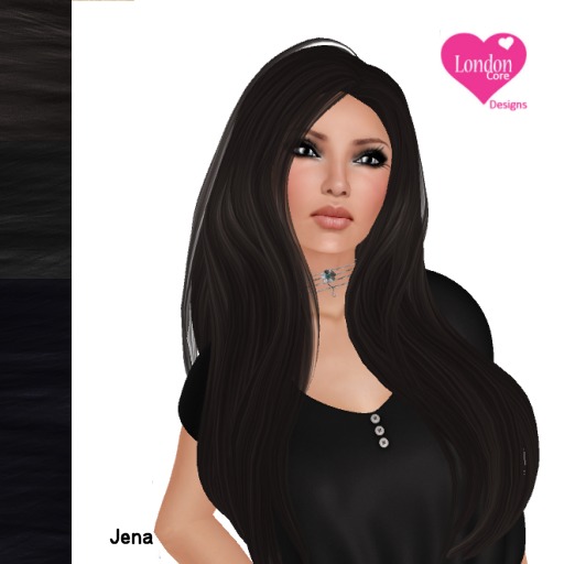 Second Life Marketplace - Jena Mesh Long Hair (Black Pack)*