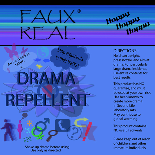 Second Life Marketplace - FREE ! Drama Repellent by FAUX REAL