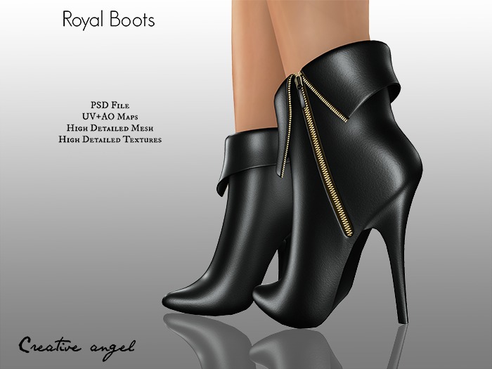 Second Life Marketplace - Royal Boots(full Perm)