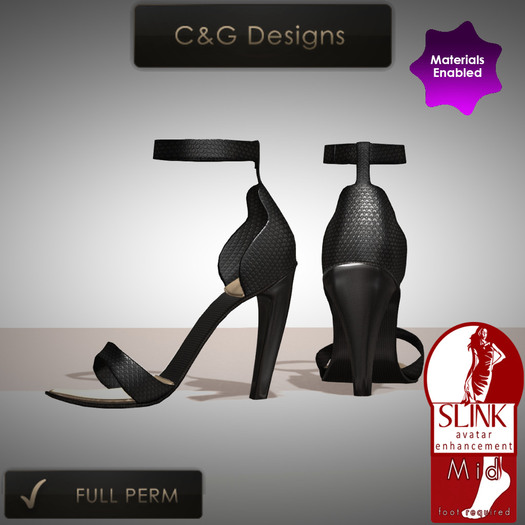 Second Life Marketplace - Erica Shoe by CG designs DEMO