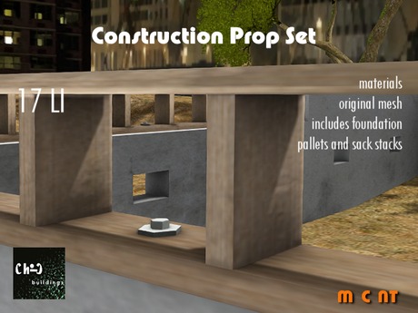 Second Life Marketplace - Construction Set by ChiC buildings