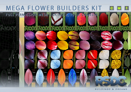 Second Life Marketplace - MEGA FLOWER BUILDERS KIT