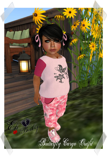 Second Life Marketplace - EH Baby ~ Butterfly Cargo Outfit