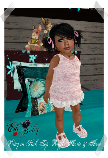 Second Life Marketplace - EH Baby ~ Pretty in Pink Set