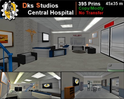 Second Life Marketplace - Dks Studios Central Hospital V1.3