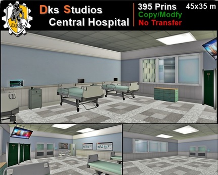 Second Life Marketplace - Dks Studios Central Hospital V1.3