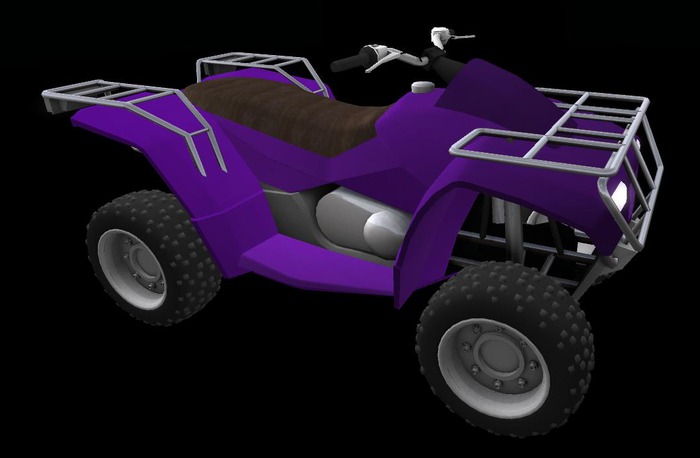 Second Life Marketplace - H&H purple quad bike