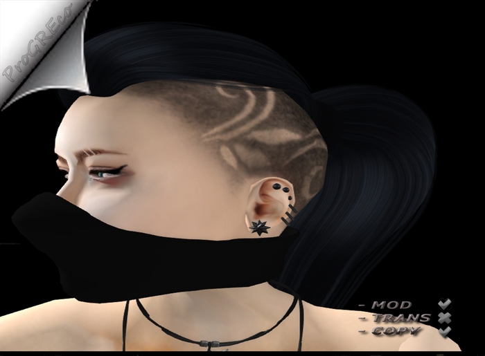 Second Life Marketplace - [ProGREco] Piercing Pack [9] (Face) Dark Silver