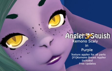 Second Life Marketplace - Angler Squish: Kemono Scaly in Purple