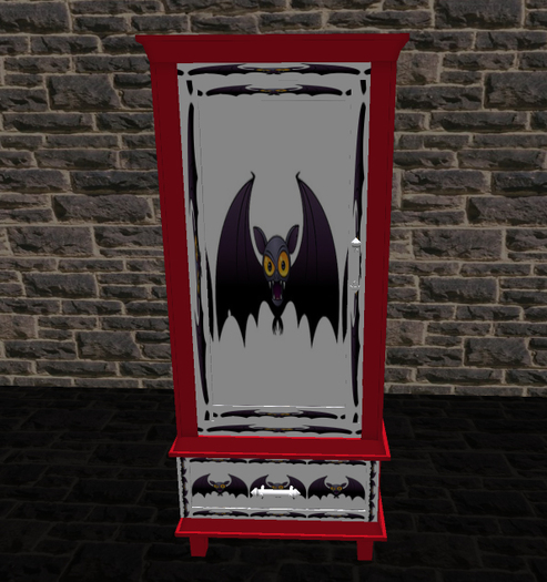 Second Life Marketplace - Vampire Closet nursery baby girl w bat deco ...