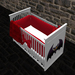 Second Life Marketplace - Goth Vampire Unisex Crib cot bed red white ...