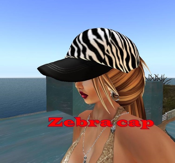 Second Life Marketplace - ZEBRA CAP