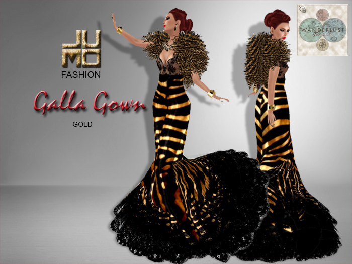Second Life Marketplace - .:JUMO:. Galla Gown Gold