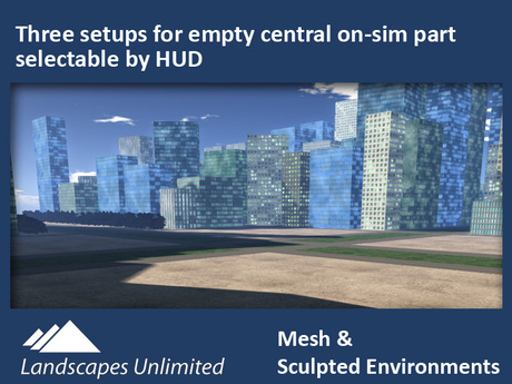 Second Life Marketplace - MODERN CITY Large Skybox Environment 5.2