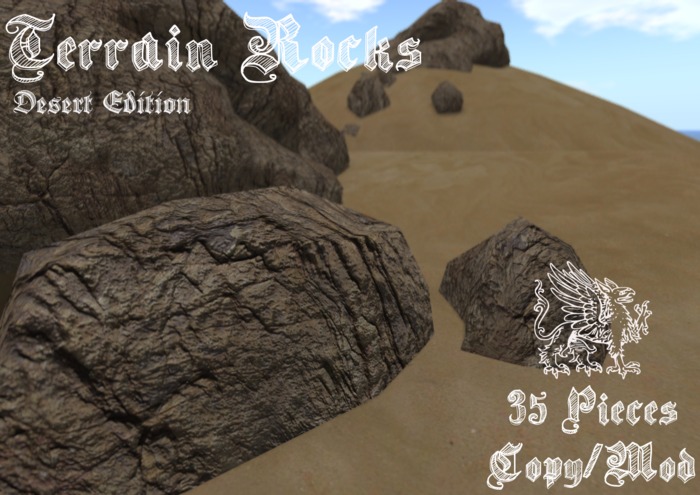 Second Life Marketplace - Worlds End - Mesh Terrain Rocks & Landforms ...