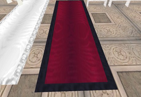 Second Life Marketplace - Wedding Gothic Runner Red and Black