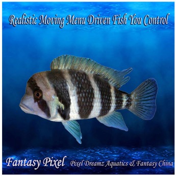 Second Life Marketplace - Realistic Moving Menu Driven Fish MEGA PACK 5