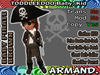 Second Life Marketplace - --ARMAND-- BABY PIRATE - BROWN