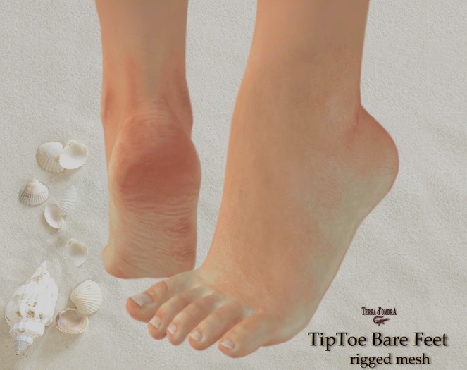 Second Life Marketplace Terra Dombra ☼tiptoe Bare Feet