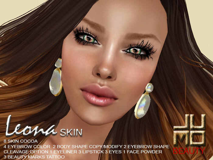 Second Life Marketplace - .:JUMO:. Leona Skin Cocoa