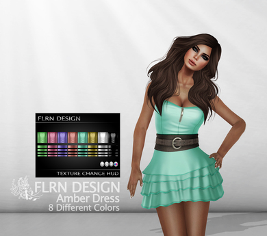 Second Life Marketplace - Amber Dress DEMO